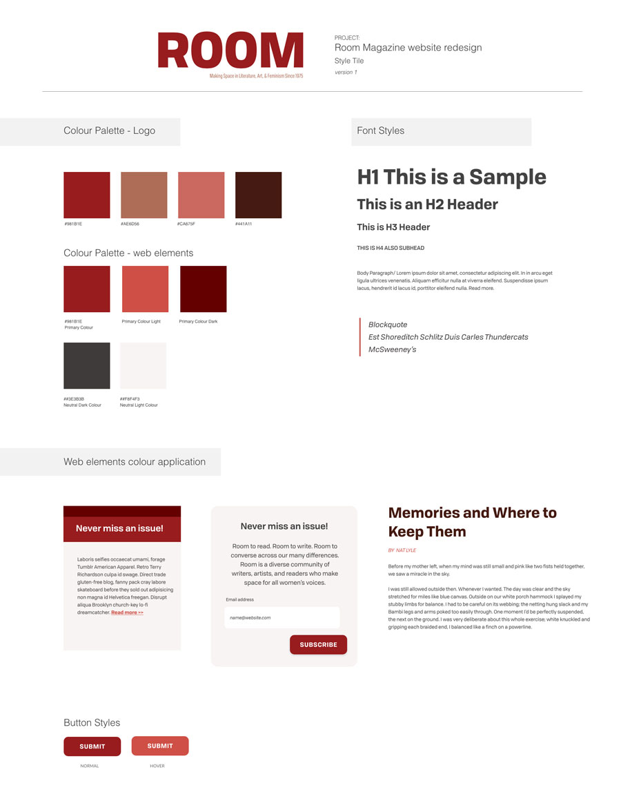 Room Magazine - Monica Calderon Design